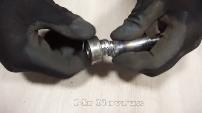 Ножницы по металлу - насадка на дрель
